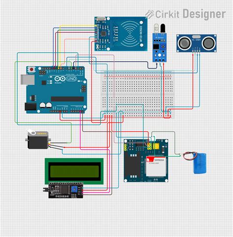 Arduino Uno Based Automated Toll Booth With Rfid Ultrasonic Sensor