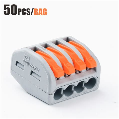 4 Way Lever Wire Nut Connector Compact Wire Fast Connection Terminal