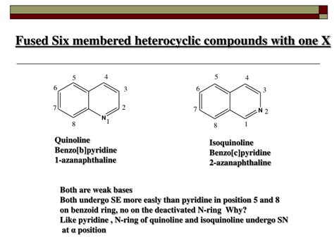 Ppt Six Membered Heterocyclic Compounds With One X Powerpoint