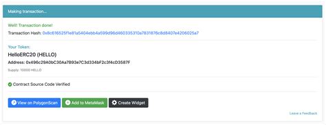 How To Create Erc Token On Polygon Pos Chain Token Generator