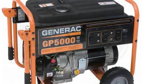 Reliable Generac 5000w Portable Generator For Home