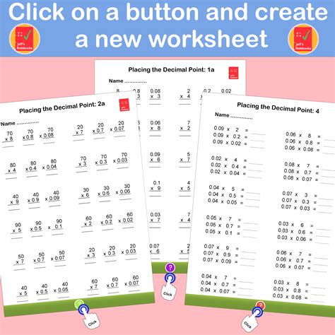 Decimal Multiplication Placing The Decimal Point Teaching Resources