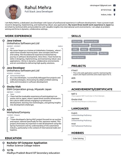Naukri Rahulnagve 0y 0m Pdf Java Programming Language Spring Framework