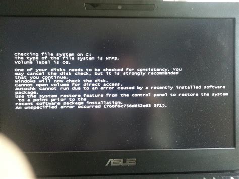 This Error Message Appears Every Time I Boot Up My Laptop And I Have No Idea Why Help R