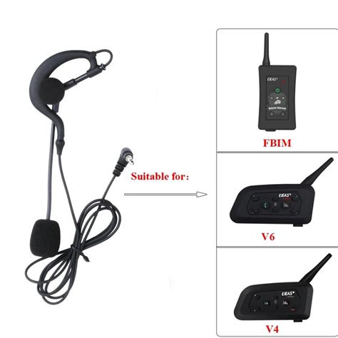 1 ชิ ้ น 3 5 เมตรผู ้ ตัดสินชุดหูฟังหูฟังสําหรับ ejeas v6c v4c