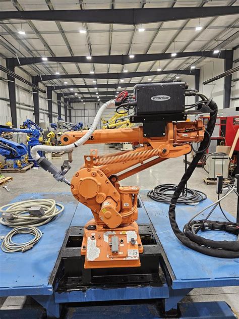 Used Abb Irb 1400 Industrial Welding Robot With Irc5 Controller And