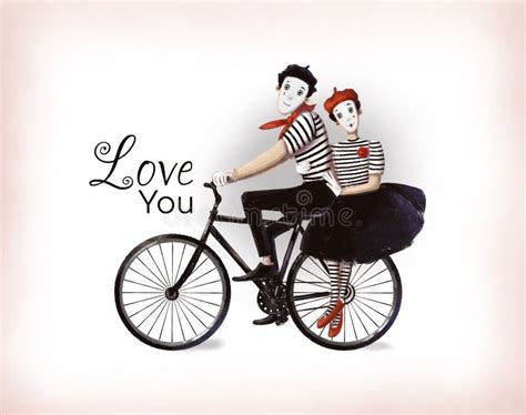 Clown Mime Girl With Photocamera Watercolor Style Illustration Funny