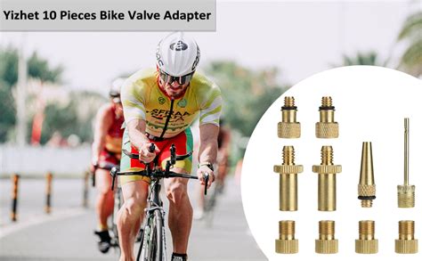 Yizhet Bicicletta Adattatore Per Valvola Kit Gonfiaggio Bici Aria