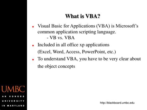 Ppt Lab 4 Introduction To Vba I Powerpoint Presentation Free