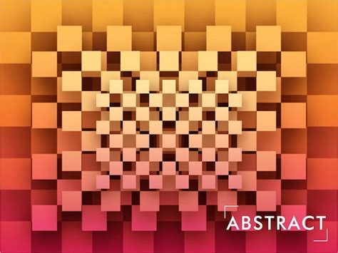 추상적 인 기하학적 인 사각형 모양 종이 잘라 중복 패턴 배경 프리미엄 벡터