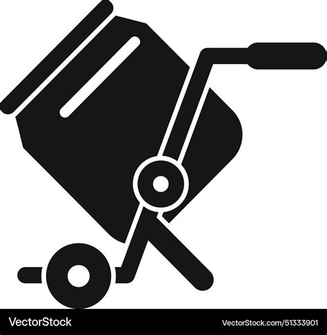 Cement Mixer Icon Royalty Free Vector Image VectorStock