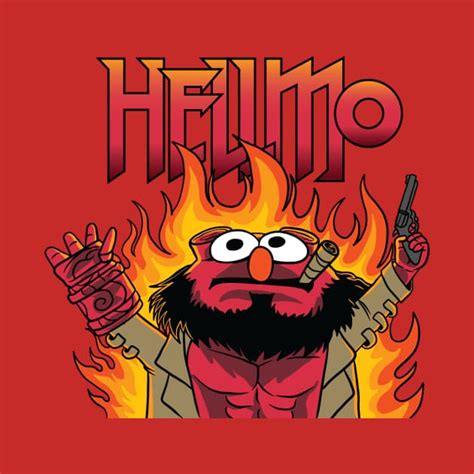 Hellmo Elmohellboy T Shirt The Shirt List