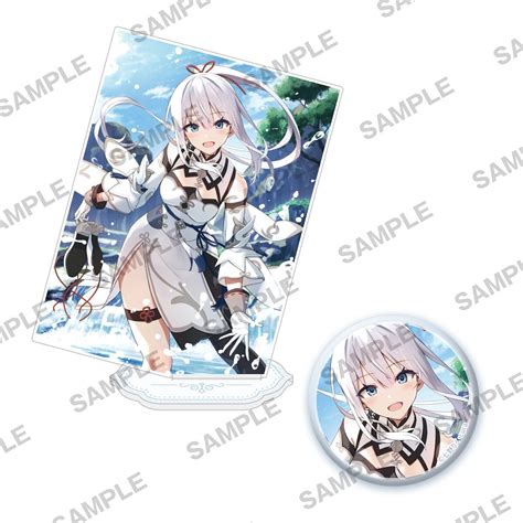 Fantasia Bunko Outing Fair Acrylic Stand And Tin Badge Set Tokyo Otaku Mode Tom