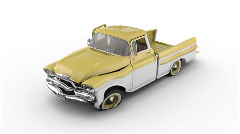 Artstation Crashed Chevrolet Apache 1959 Game Assets
