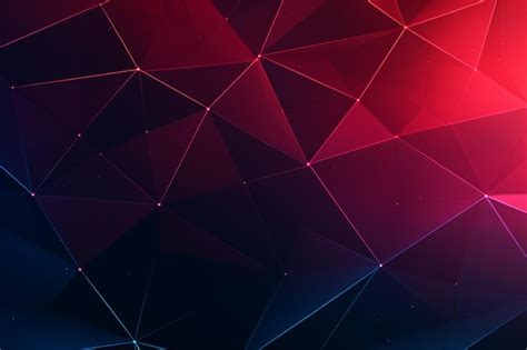 Premium Photo Abstract Geometric Wireframe Background