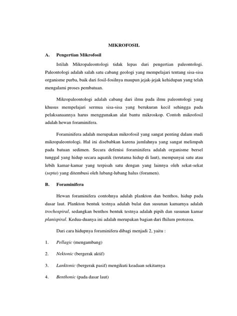 Mikrofosil Zha Pdf
