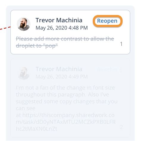 working with markup comments workzone knowledge base
