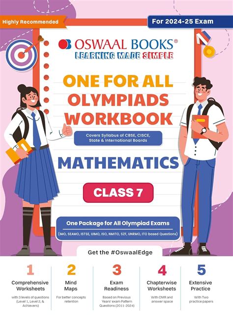 Buy Oswaal One For All Olympiad Workbook Class 7 Mathematics For 2024 25 Exam Book Online At Low