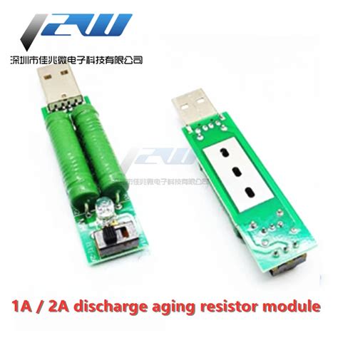 Usb Charging Current Detection Load Test Instrument With Toggle Switch 2a 1a Discharge Aging