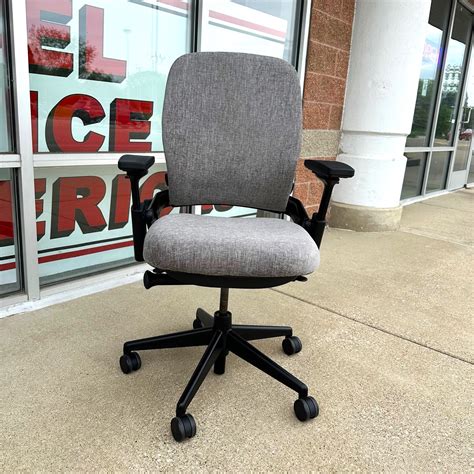 STEELCASE LEAP V 2 TASK CHAIR Cement Fabric Excel Office Interiors