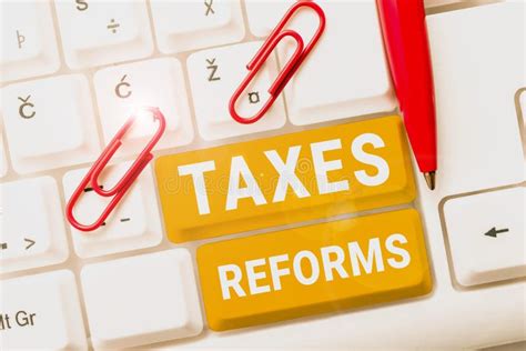 Text Sign Showing Taxes Reforms Business Showcase Managing Collected