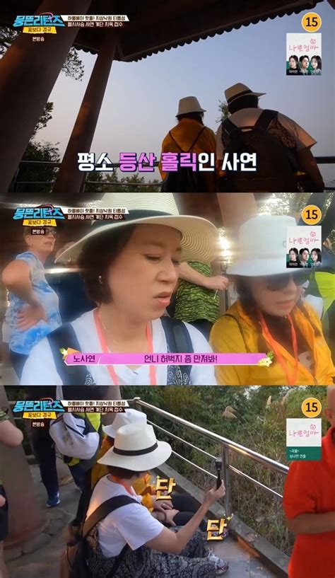 “허벅지가 돌” 노사연 계단지옥도 척척 박미선 뒤쳐져 뭉뜬 결정적장면 손에 잡히는 뉴스 눈에 보이는 뉴스 뉴스엔