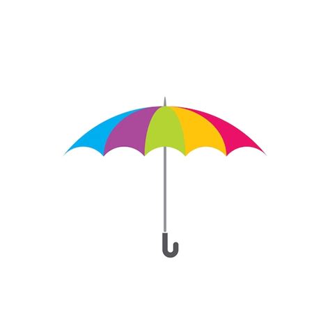 Projeto De Vetor De ícone De Guarda Chuva Vetor Premium