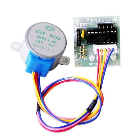 MOTOR A PASOS 28BYJ 48 5V TABLERO DE CONDUCTOR ECETRONICS MID
