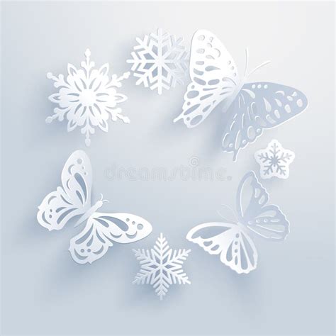 Butterfly Paper Snowflake Patterns