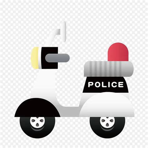 卡通警察摩托车简图png图片素材下载 图片编号ypwjekwq 免抠素材网