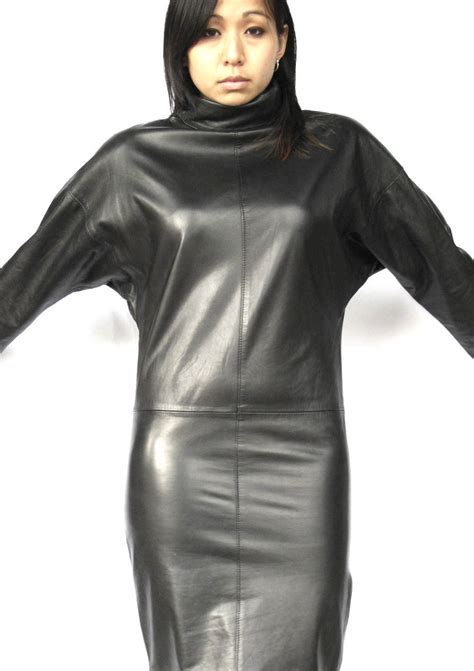 Ebay Leather Rare North Beach Leather Side Zipper Dress Sells For 509
