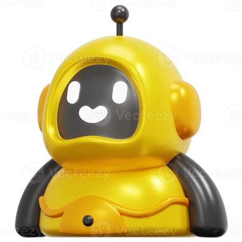 robot 3d render icon illustration 21597638 png