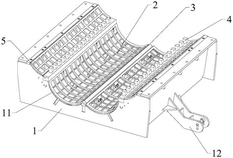 用于四轴破碎机清除刀体挂料的定刀结构的制作方法