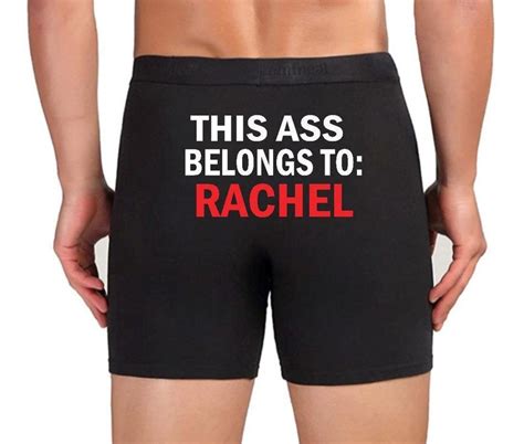 Property Of Underwear Mens Personalized Underwear Wedding Etsy