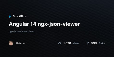 Angular Ngx Json Viewer Stackblitz