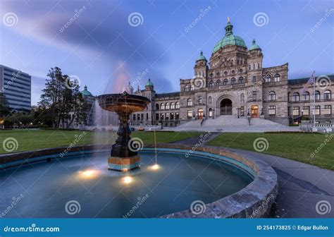 Legislative Assembly Of British Columbia In The Capital City During