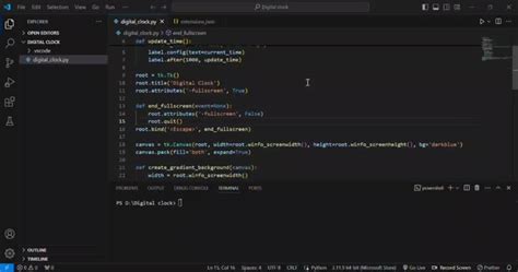 Internpe Python Tkinter Digitalclock Learningjourney Keerthana C