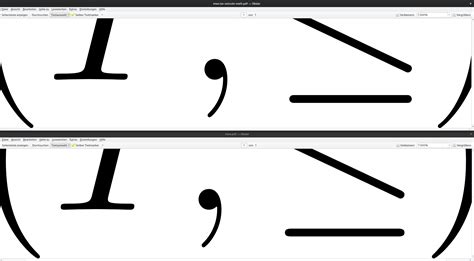 Punctuation The Horizontal Gap Kern Before The Comma Is Too Large