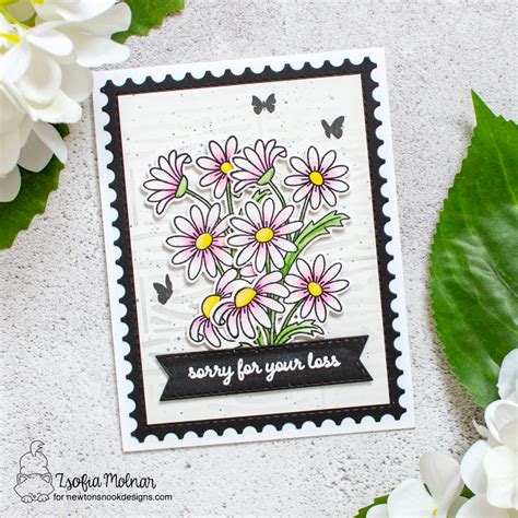 Newtons Nook Designs Beautiful Sympathy Card By Zsofia Molnar
