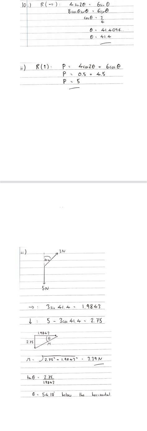 Solved Three Forces Of Magnitudes 4n 6n And Pn Act At A Point In The Directions Shown In The