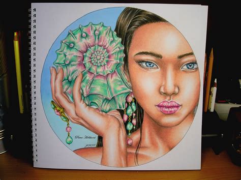 Mysteria Anastasia Elly Koldareva Prismacolor Graph It Alcohol Marker Colouring Pages