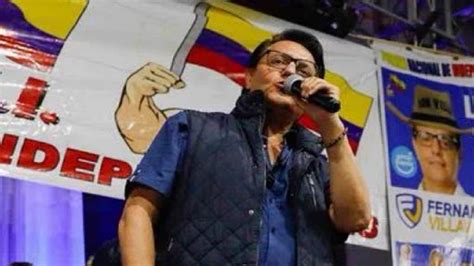 Asesinan A Candidato Presidencial De Ecuador Fernando Villavicencio