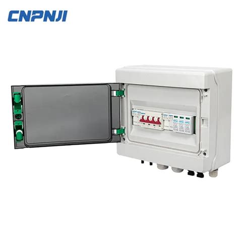 1000vdc 2 In 1 Out Solar String Pv Array Dc Combiner Box With Spd Mcb Fuse Photovoltaic