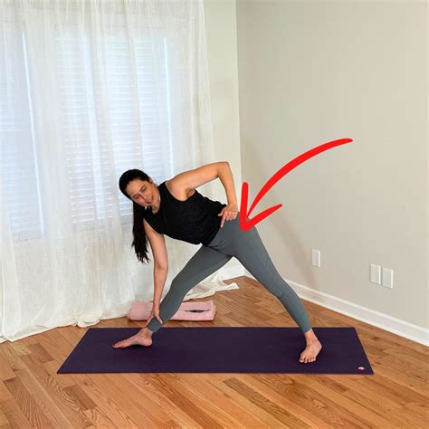 Triangle Pose Stay Within Two Panes Of Glass — Jenni Rawlings Yoga