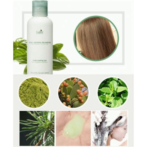 Шампунь с хной против выпадения волос Lador Pure Henna Shampoo