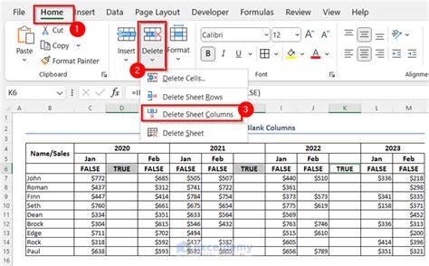 Delete Columns In Excel 6 Different Cases Exceldemy