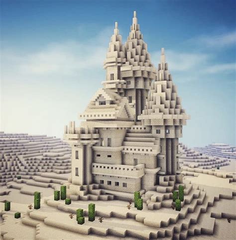 Massive Desert Castle In Minecraft