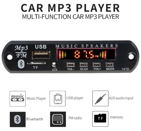 Coisas Uteis na Hora Placa Rádio MP Bluetooth SD USB FM AUX JACK NOVO