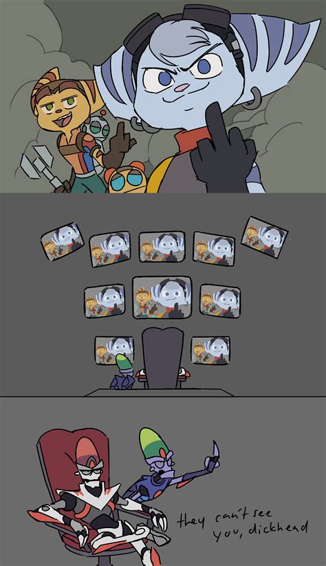 Sending A Message To The Nefairies Ratchet And Clank Know Your Meme