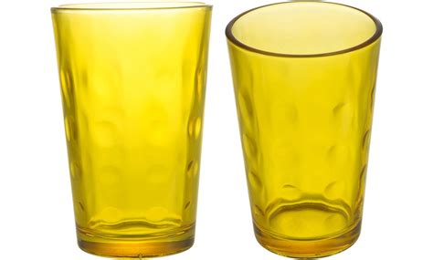 Coloured Drinking Glasses Groupon